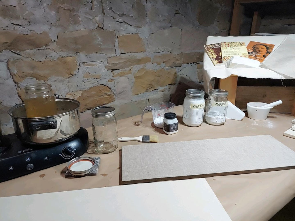 Preparing Traditional Gesso Panels for Oil & Egg Tempera Painting - Vi ...